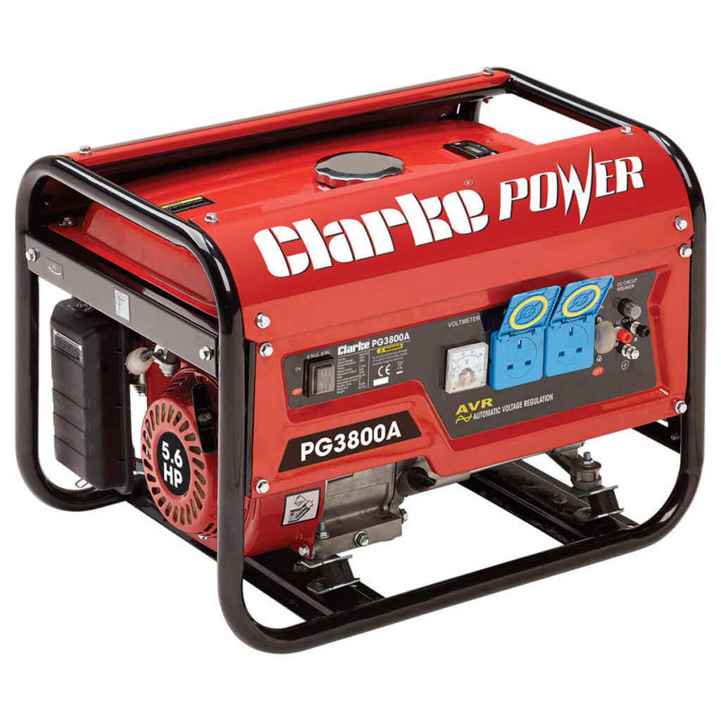 Clarke PG3800A 3kVA 230V Petrol Generator | Generators Direct