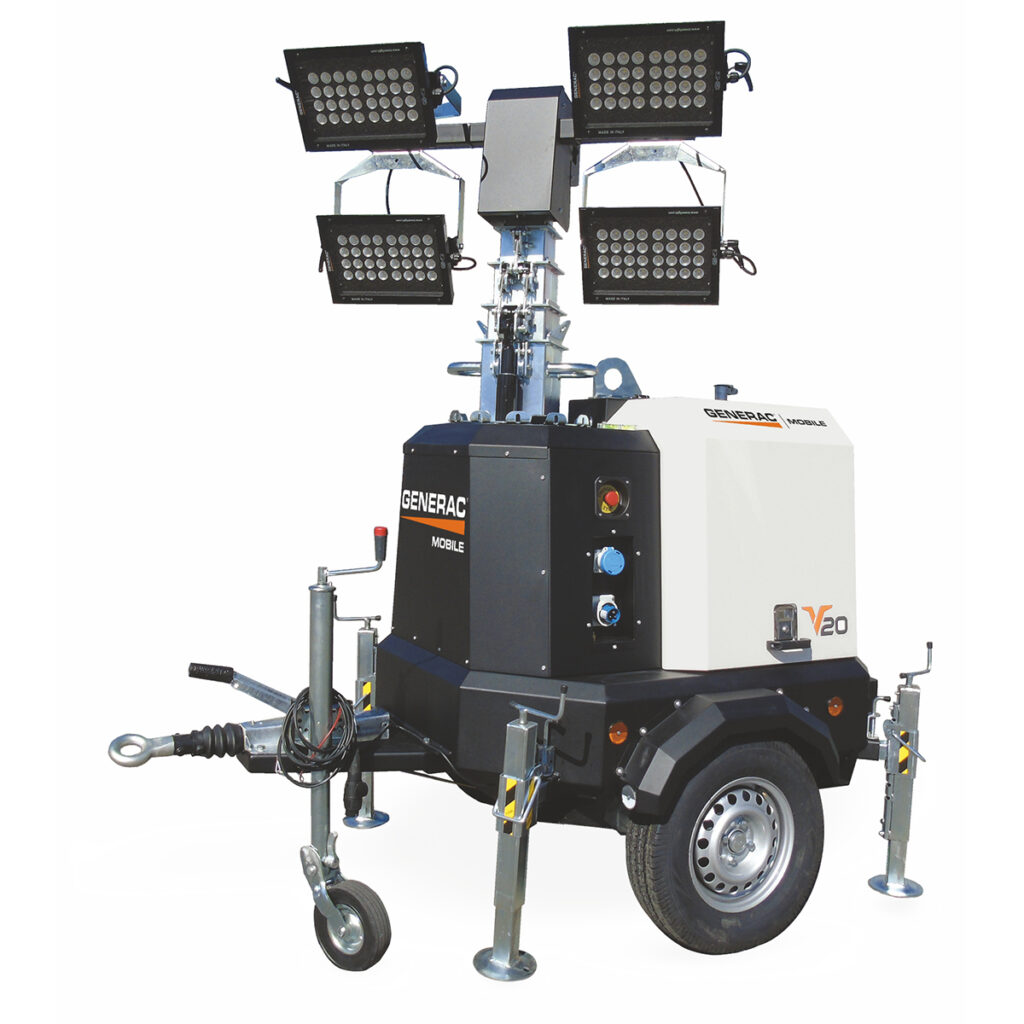 Generac V20 Y2 Diesel Mobile Lighting Tower - Generators Direct