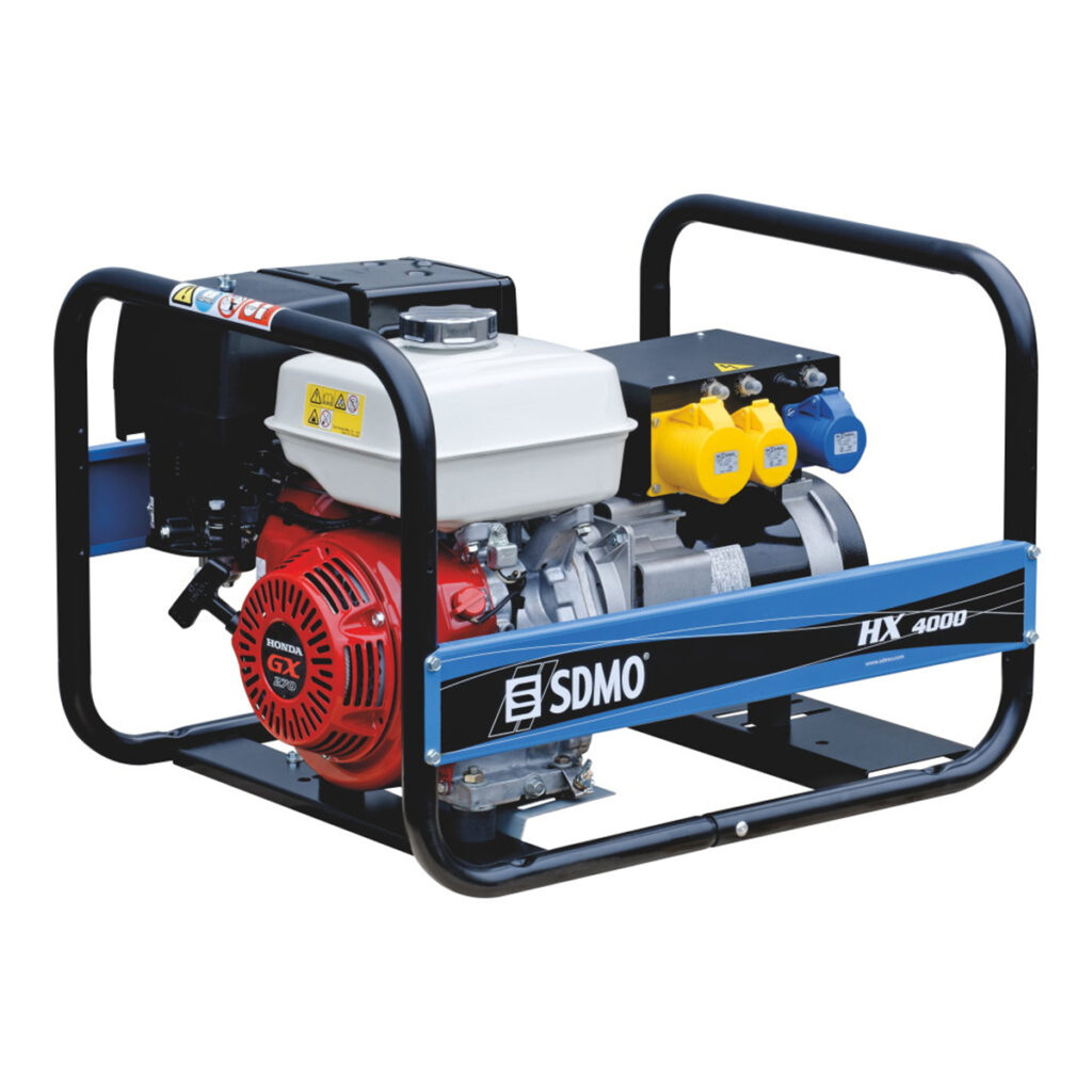 SDMO HX4000 Petrol Generator | Generators Direct