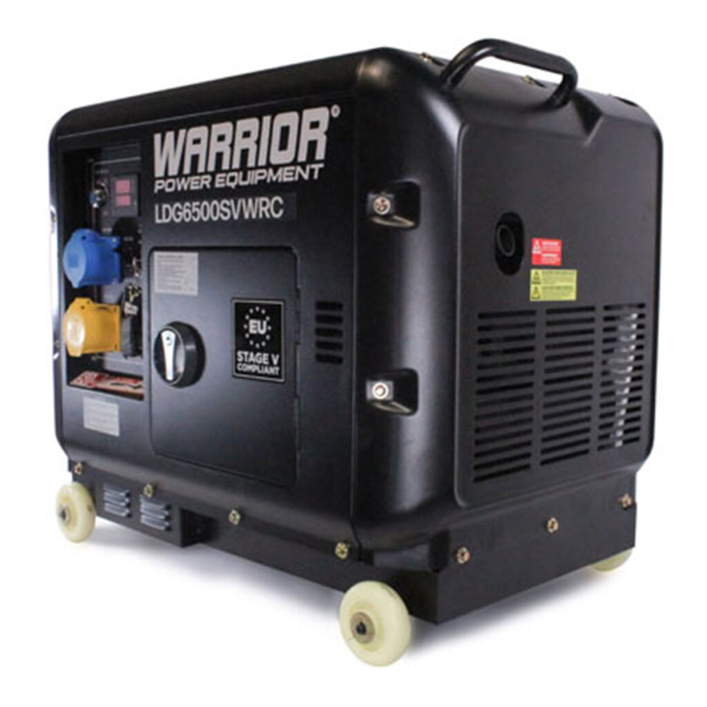 Warrior LDG6500SVWRC Remote Start Silent Diesel Generator - Generators ...