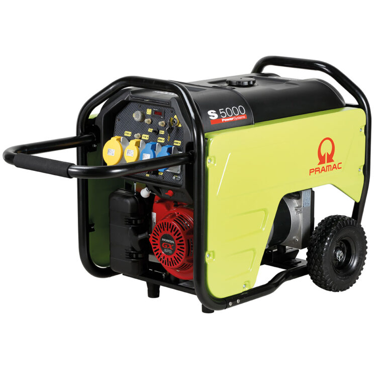 Pramac S5000 Electric Start Petrol Generator Long Run | Generators Direct