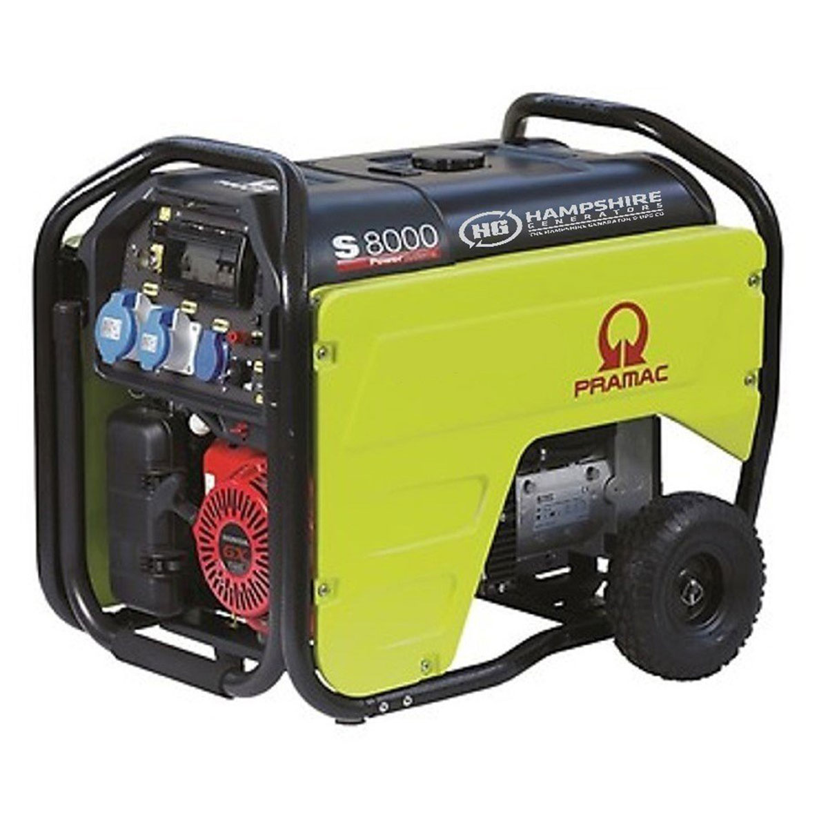 Pramac S8000 Electric Start Petrol Generator Long Run - Generators Direct
