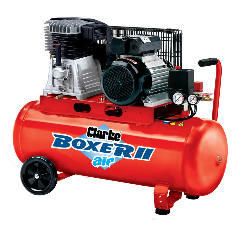 Clarke Boxer 100 Litre 3HP Belt Driven Air Compressor 230V