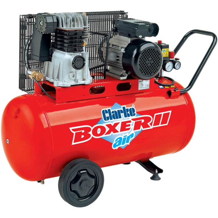 Clarke Boxer 100 Litre 3HP Belt Driven Air Compressor 230V