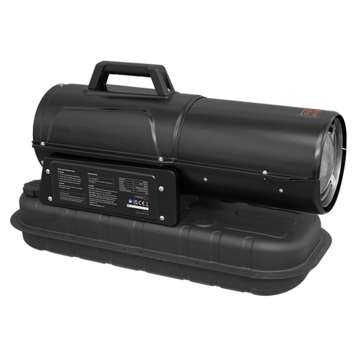 Sealey AB350 35,000Btu/hr Kerosene/Diesel Space Heater without Wheels ...