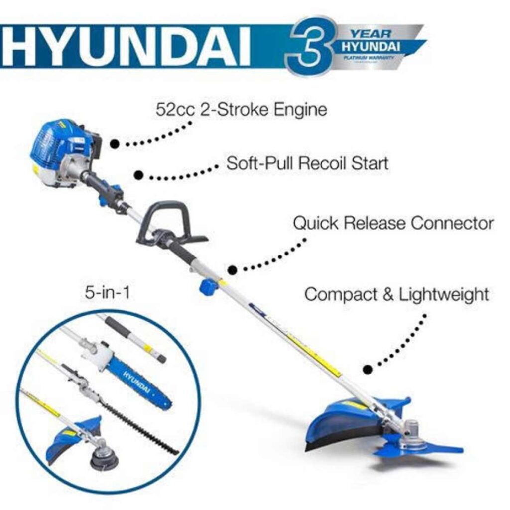 Hyundai HYMT5200X-1 52cc Petrol Garden Multi Tool - Generators Direct