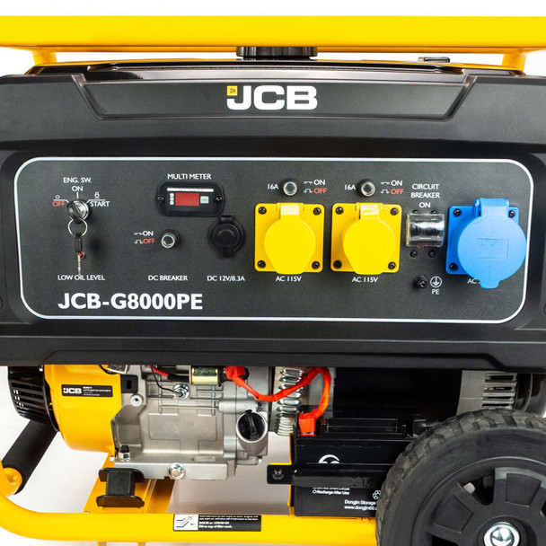 JCB G8000PE Petrol Generator - Generators Direct