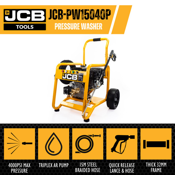 JCB PW15040P Petrol Pressure Washer