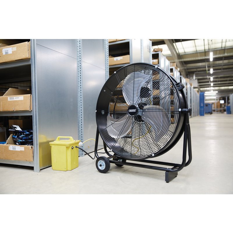 Draper 110V Drum Fan 61cm 125W - Generators Direct