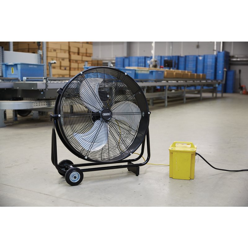 Draper 110V Drum Fan 61cm 125W - Generators Direct