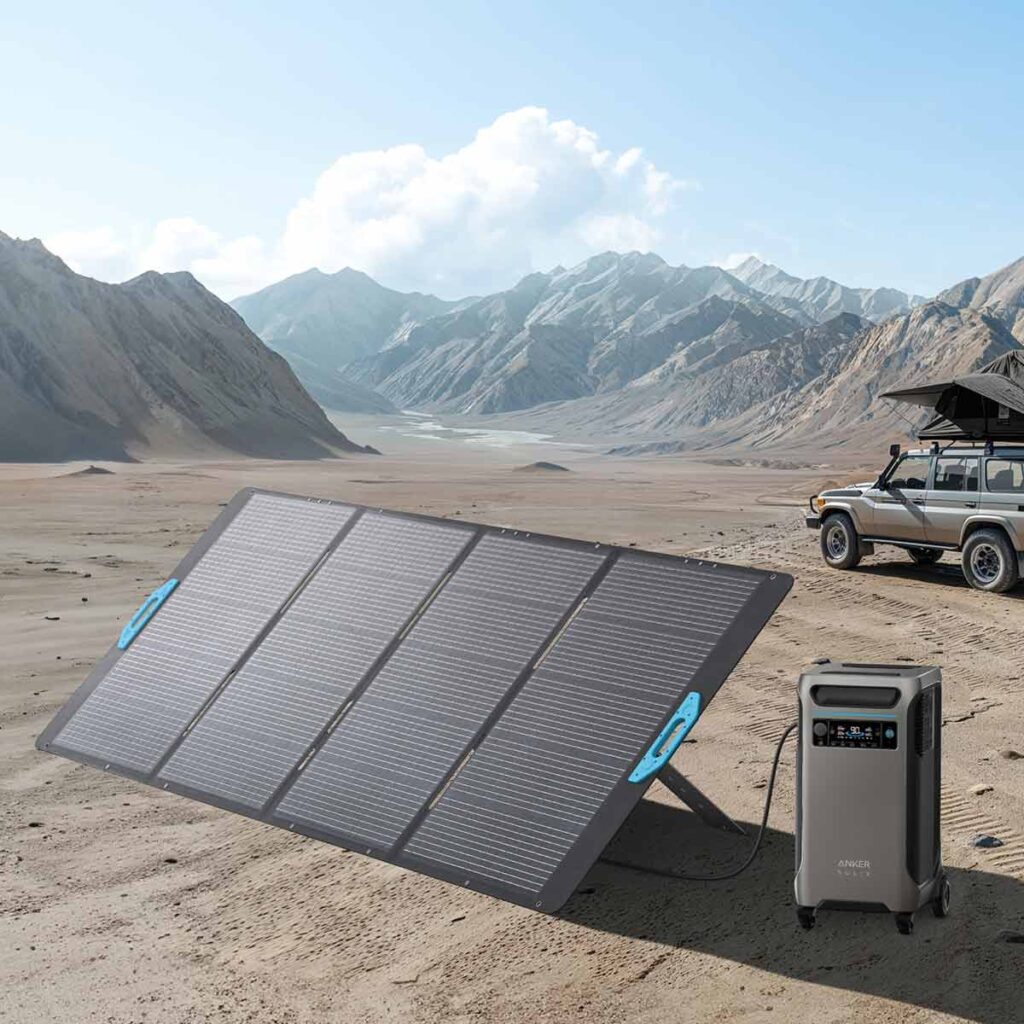 Anker SOLIX PS400 400W Foldable Solar Panel - Generators Direct