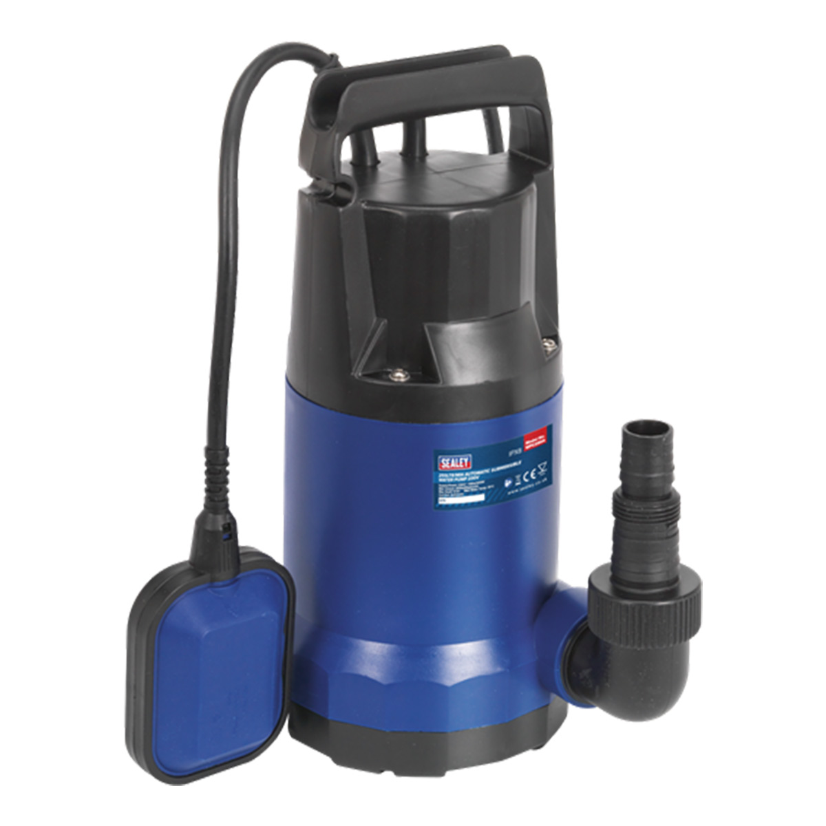 Sealey 250L/min Automatic Submersible Water Pump 230V - Generators Direct
