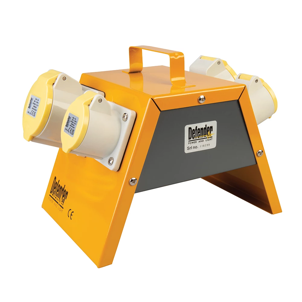 Defender Splitter Box 2 x 16A and 2 x 32A 110V - Generators Direct