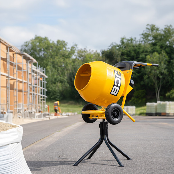 JCB 230V Electric Seam Welded Cement Mixer 550W 100 Litre