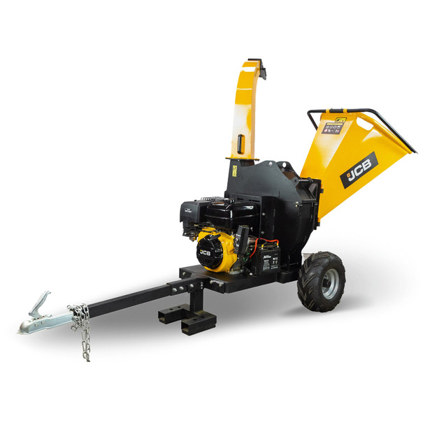 JCB 457cc 120mm Heavy-duty Petrol Wood Chipper - Generators Direct