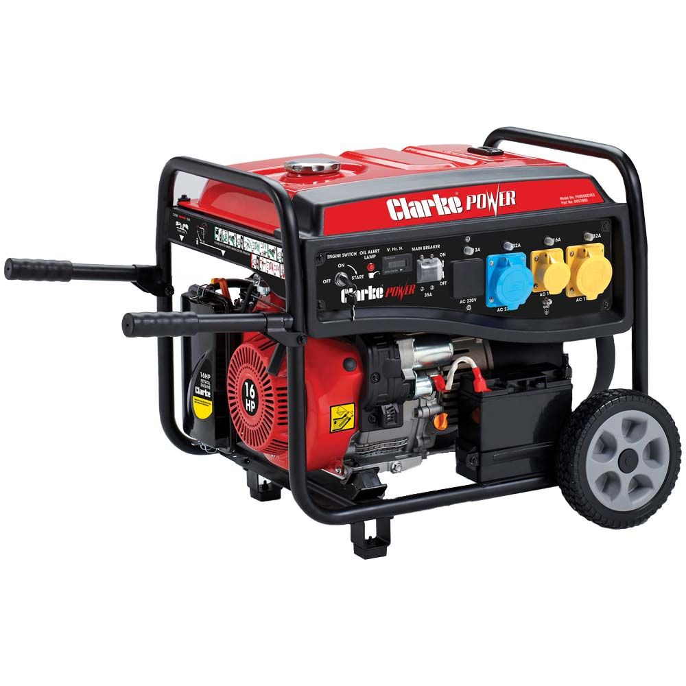 Clarke PG9500ADVES 8.5kW Petrol Generator | Generators Direct