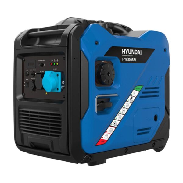 Hyundai HY6250SEi Electric Petrol Portable Inverter Generator ...